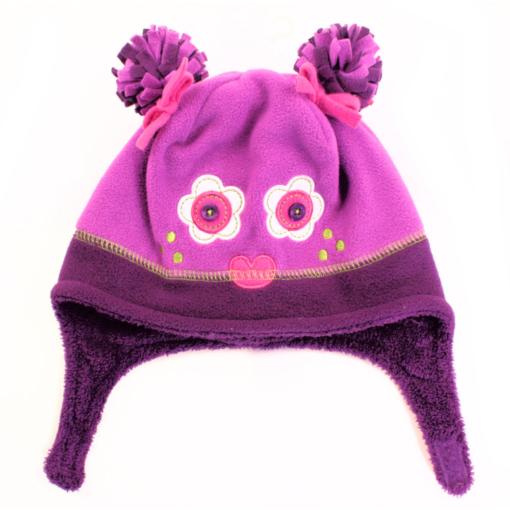 CALIKIDS Girl Microfleece Monster Face Hat – Uptown Kidz Boutique